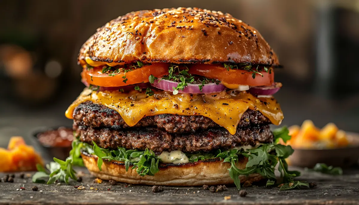 Réalise ta propre recette de Burger à la raclette fondue - NovaScope